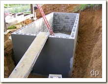 Cedar Ridge Farm: Root cellar: surface bonding cement